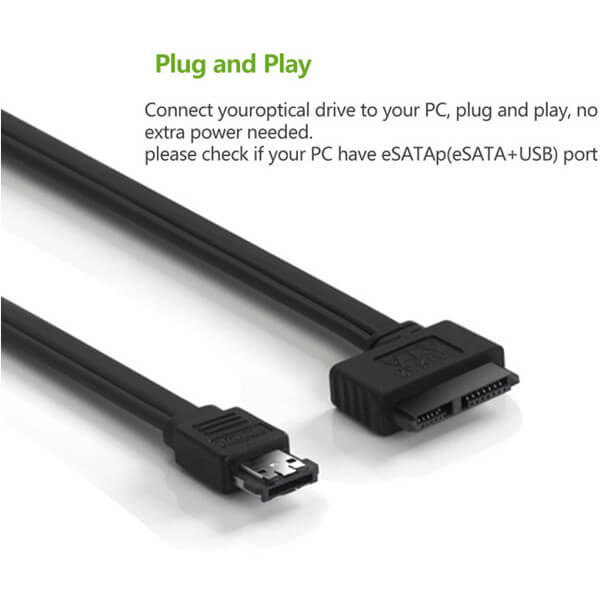 How do i connect an esata port?